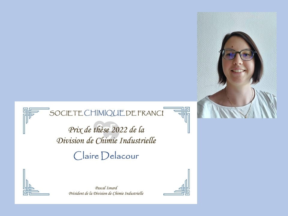 Prix de thèse DCI 2022 : Claire Delacour - Société Chimique de France (SCF)