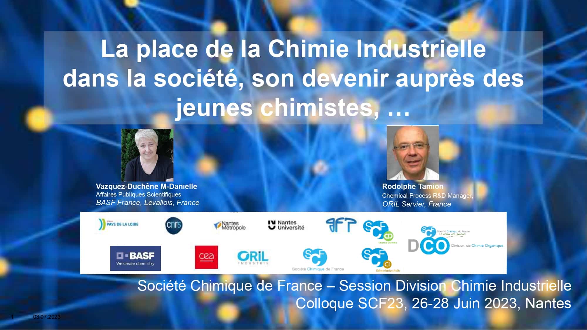 La DCI était présente à SCF23 - Société Chimique de France (SCF)