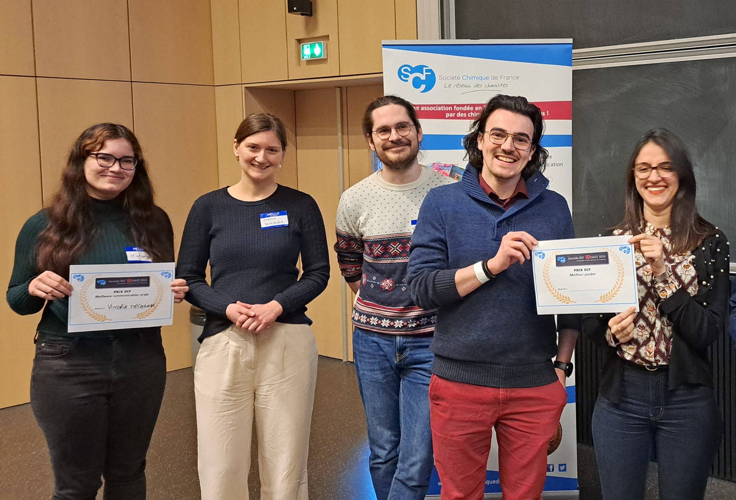 Félicitations aux lauréats de la journée SCF Alsace 2024: Victoria ...