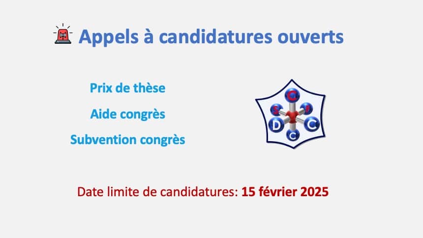 Trois nouveaux appels à candidatures en début de 2025 - Société ...