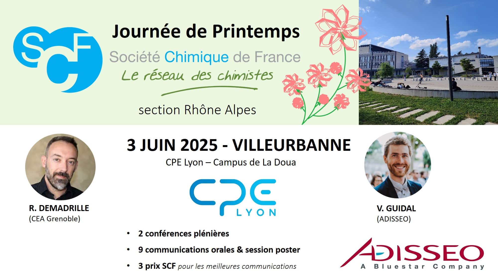 Save the date: Journée SCF-RA le 3 juin 2025 sur le campus de l’UGA à CPE Lyon – Campus de La ...