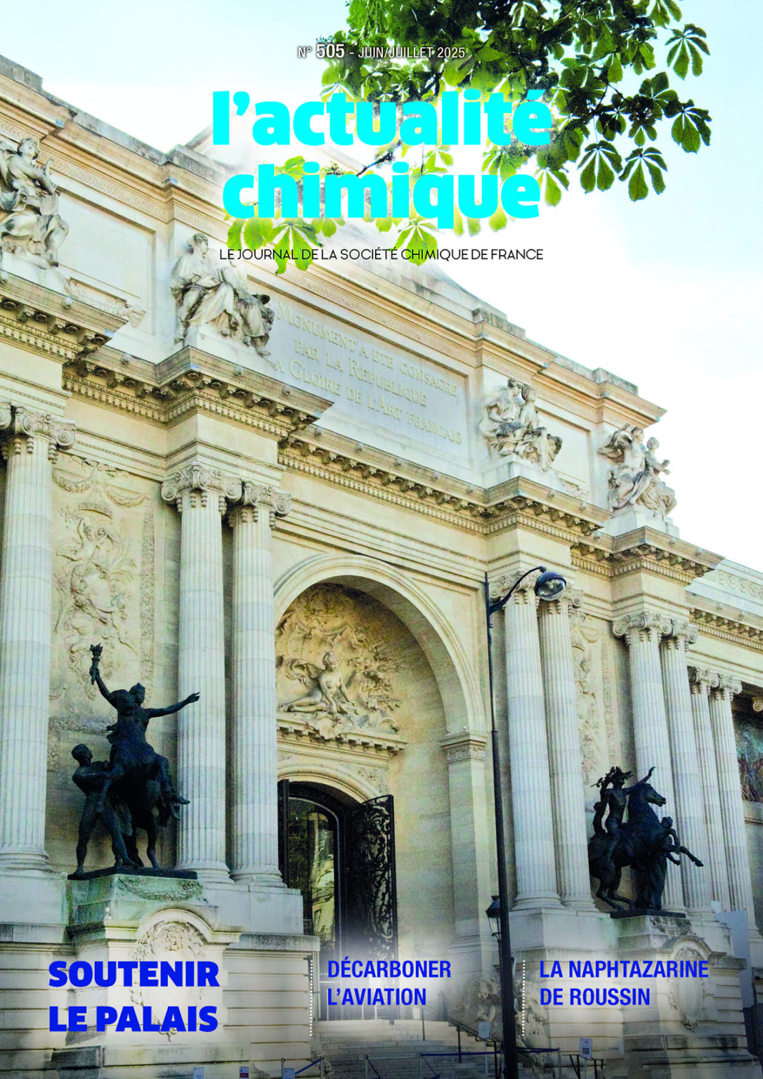 N°505 - Juin-Juillet 2025 - L'Actualité Chimique, le journal de la SCF